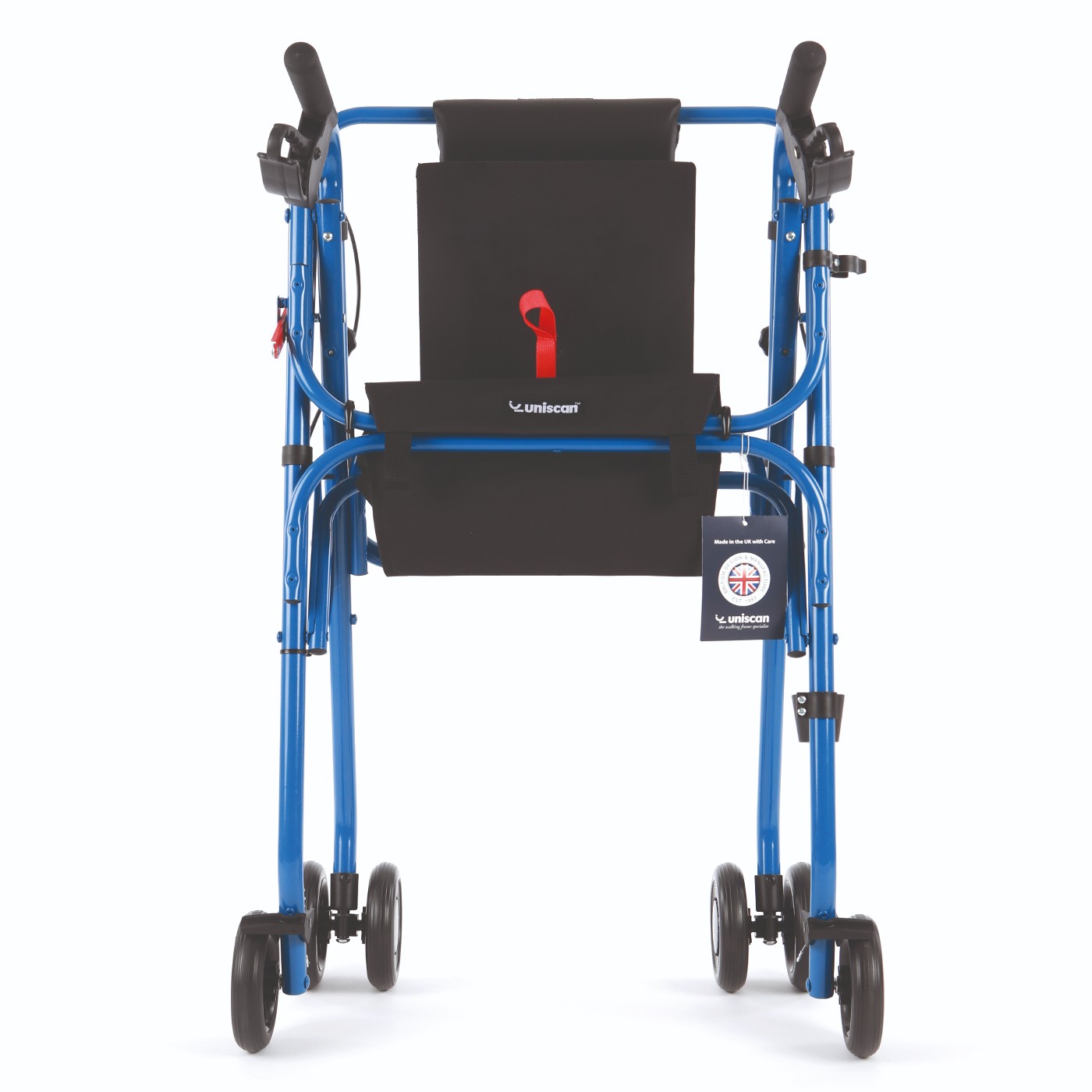Uniscan Glider Blue Walker (Lever Brake) | Health and Care