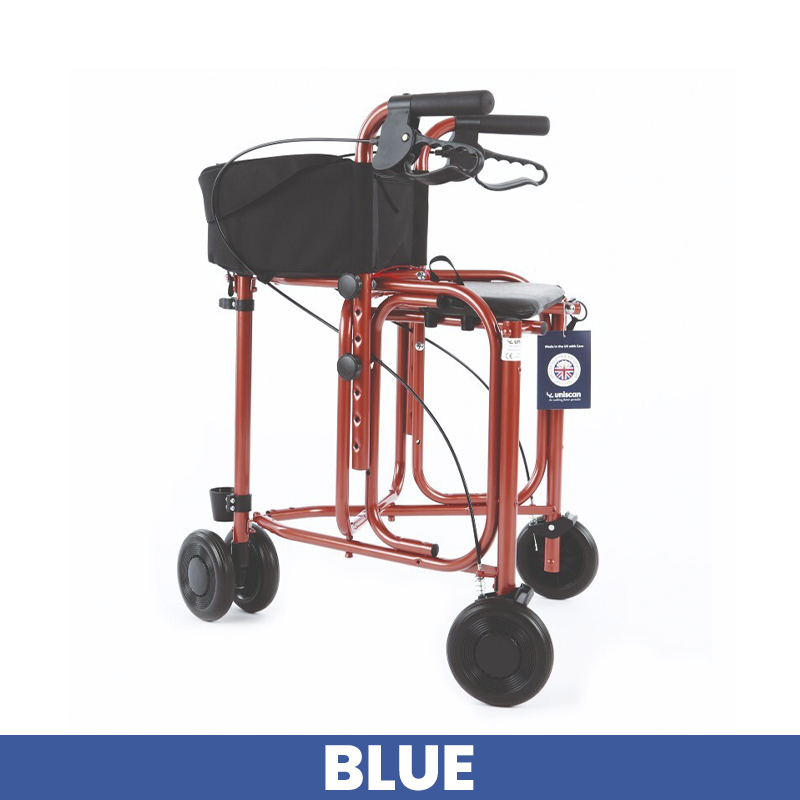 Uniscan Triumph 3-Wheel Blue Walker | Health and Care