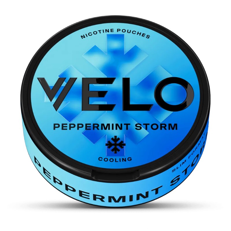 VELO Peppermint Storm Nicotine Pouches 11mg | Health and Care