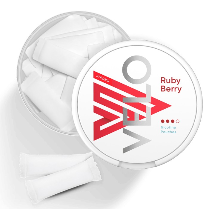 VELO Ruby Berry 10mg Nicotine Pouch (20pk) | Health and Care