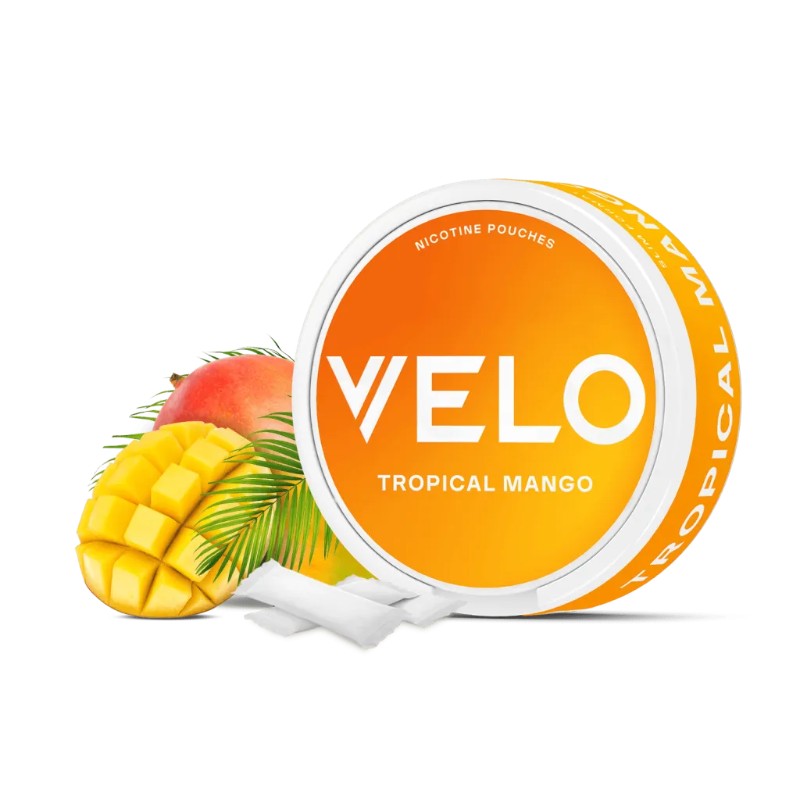 VELO Tropical Mango Nicotine Pouches 10mg | Health and Care