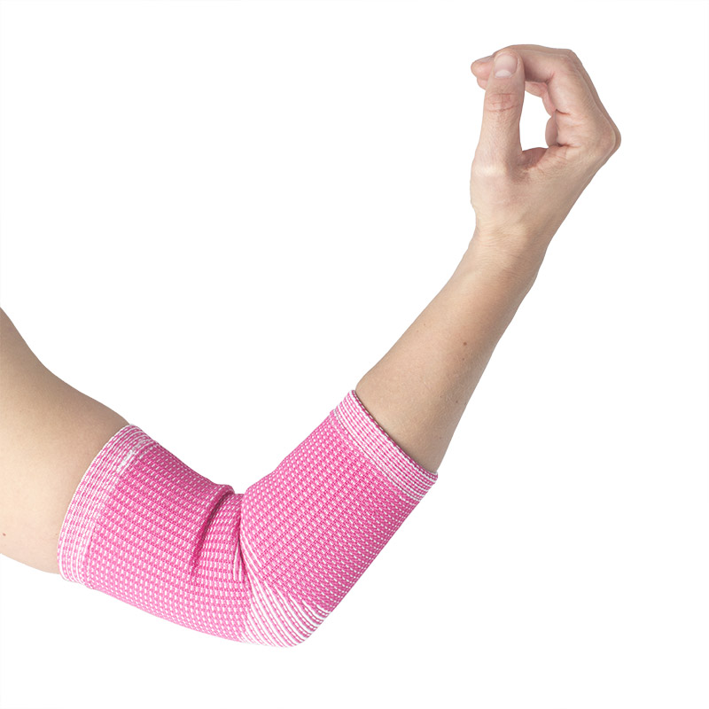 Vulkan Pink Elastic Elbow Support | Health and Care