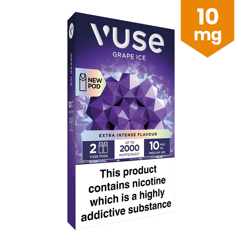 Vuse Intense Grape Ice Refill Pods (10mg) | Health and Care