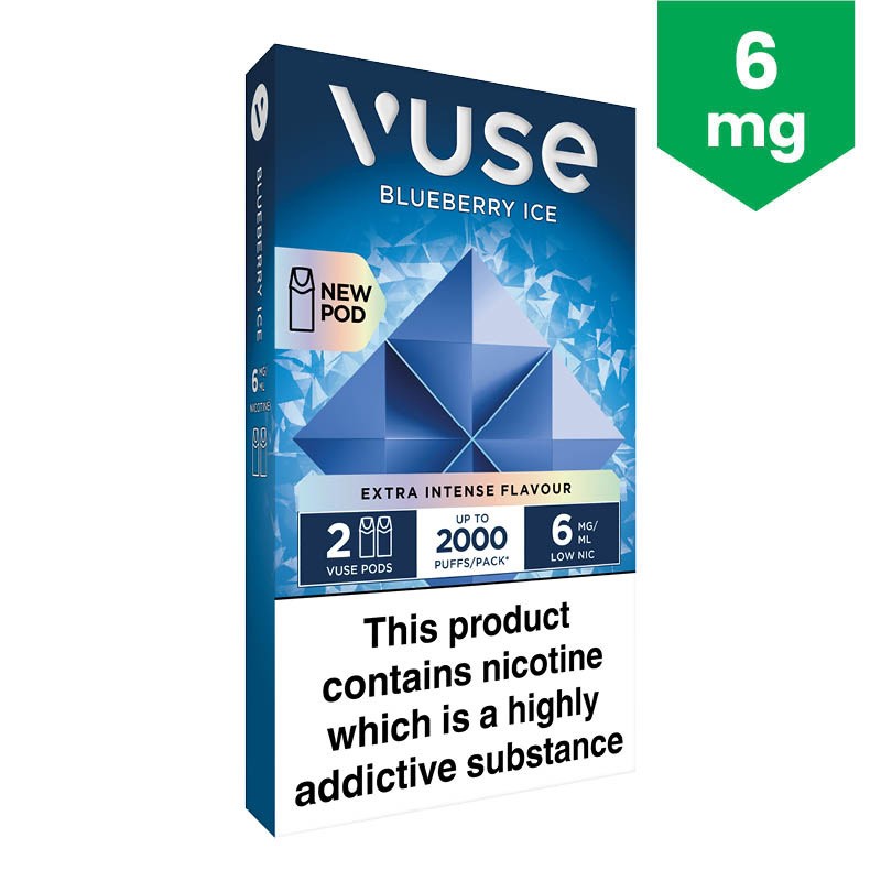 Vuse Blueberry Ice Refill Pods (6mg) | Health and Care