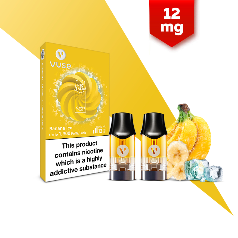 Vuse ePod 2 Banana Ice Pods (12mg) | Health and Care