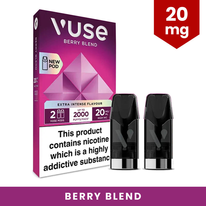 Vuse Extra Berry Blend Refill Pods (20mg) | Health and Care