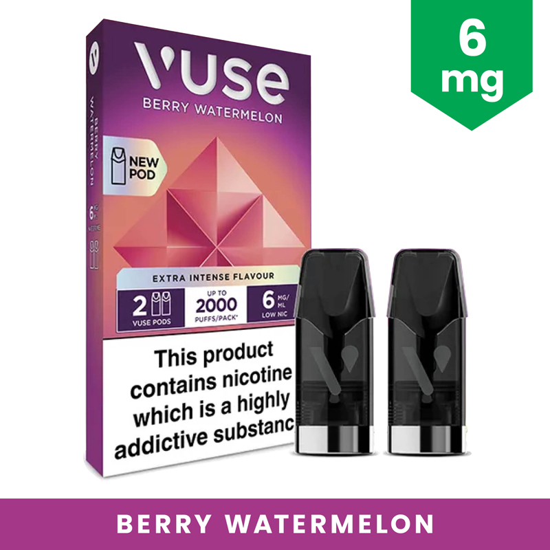 Vuse Berry Watermelon Intense Pods (6mg) | Health and Care