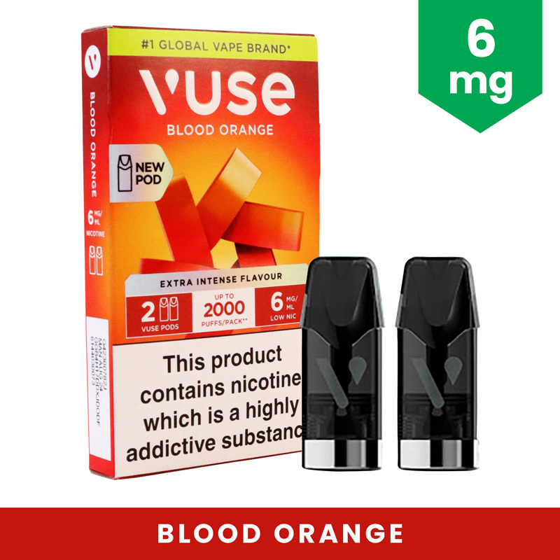 Vuse Blood Orange Intense Pods (6mg) | Health and Care