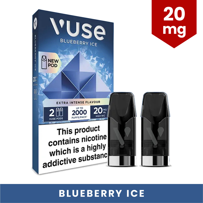 Vuse Blueberry Ice Refill Pods (20mg) | Health and Care