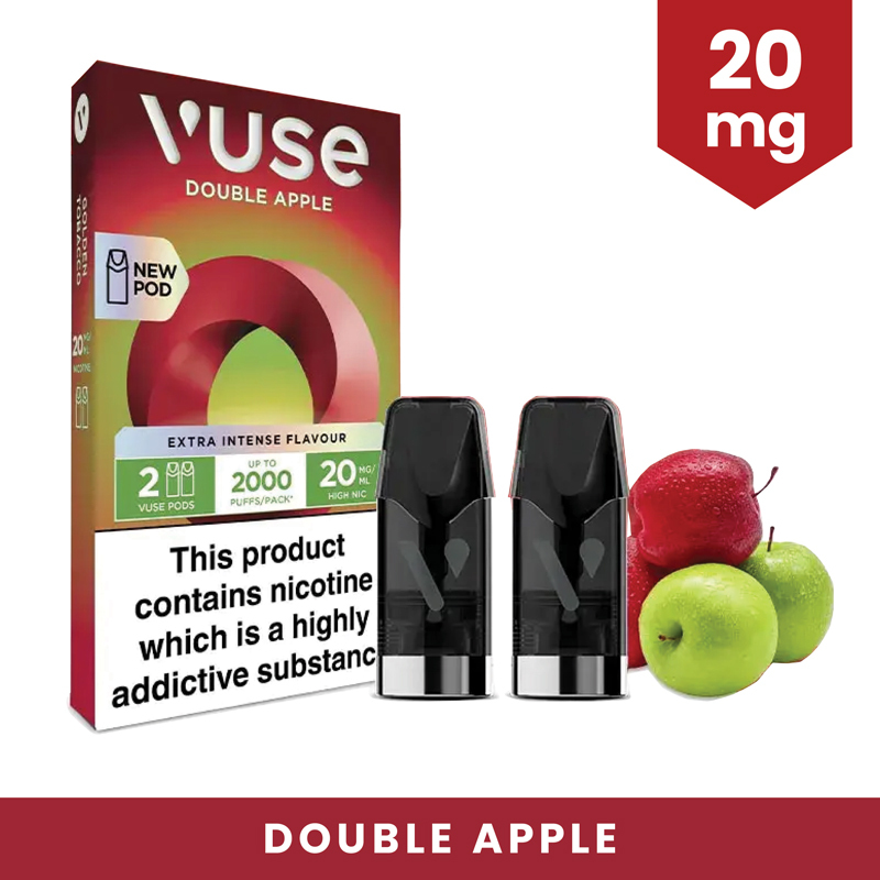 Vuse Double Apple Refill Pods (20mg) | Health and Care