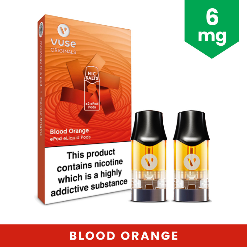 Vuse ePod 2 vPro Blood Orange 6mg | Health and Care