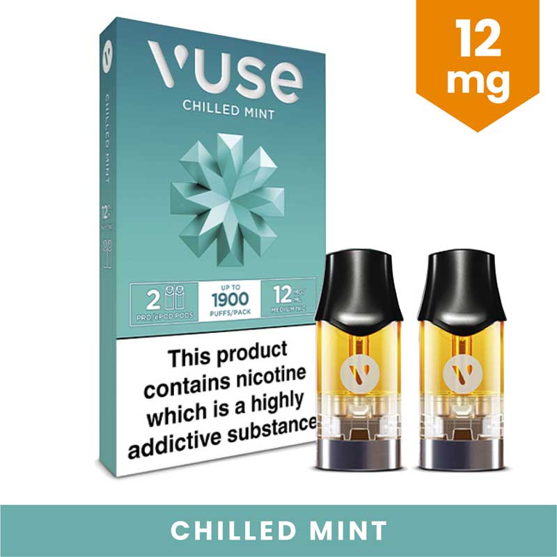Vuse ePod 2 vPro Chilled Mint 12mg | Health and Care