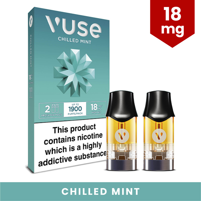 Vuse ePod 2 vPro Chilled Mint 18mg | Health and Care