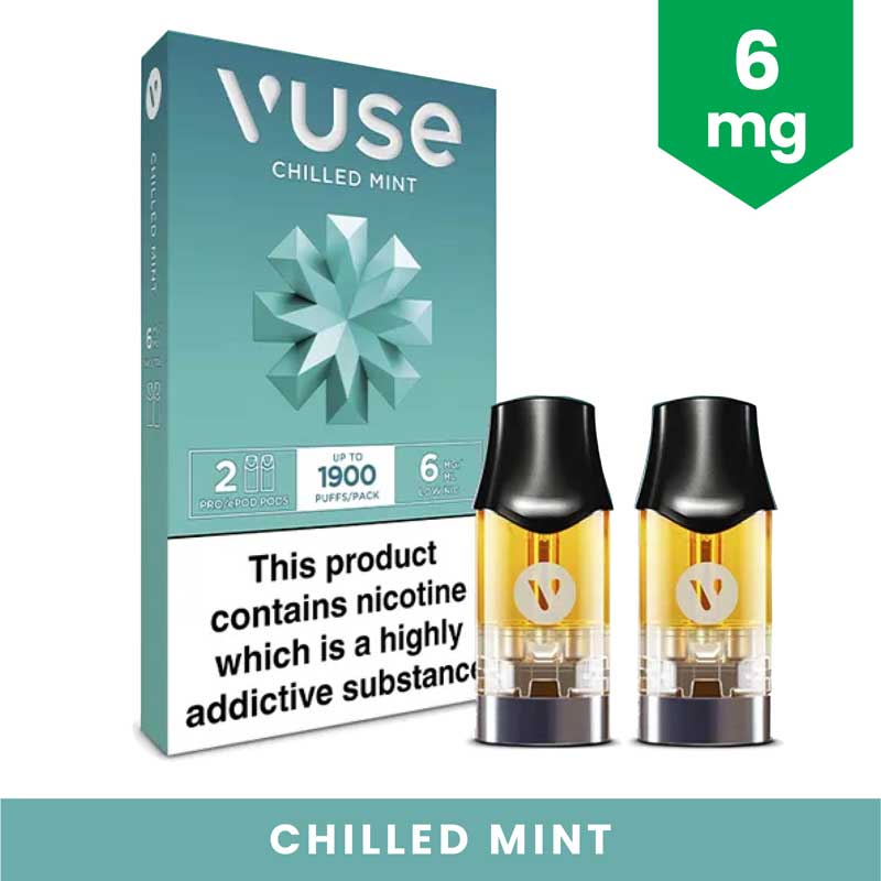 Vuse ePod 2 vPro Chilled Mint 6mg | Health and Care