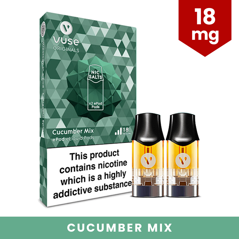 Vuse ePod 2 vPro Cucumber Mix 18mg | Health and Care