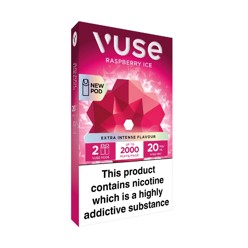 Vuse Raspberry Ice Refill Pods (20mg) | Health and Care