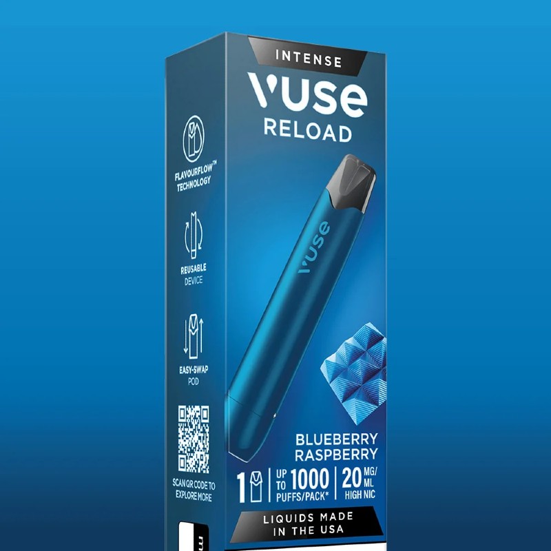 Vuse Reload Blue Rechargeable Pen Vape | Health and Care