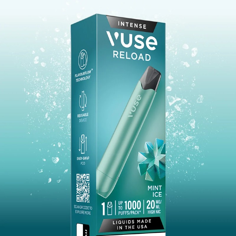 Vuse Reload Rechargeable Pen Vape Mint Ice | Health and Care