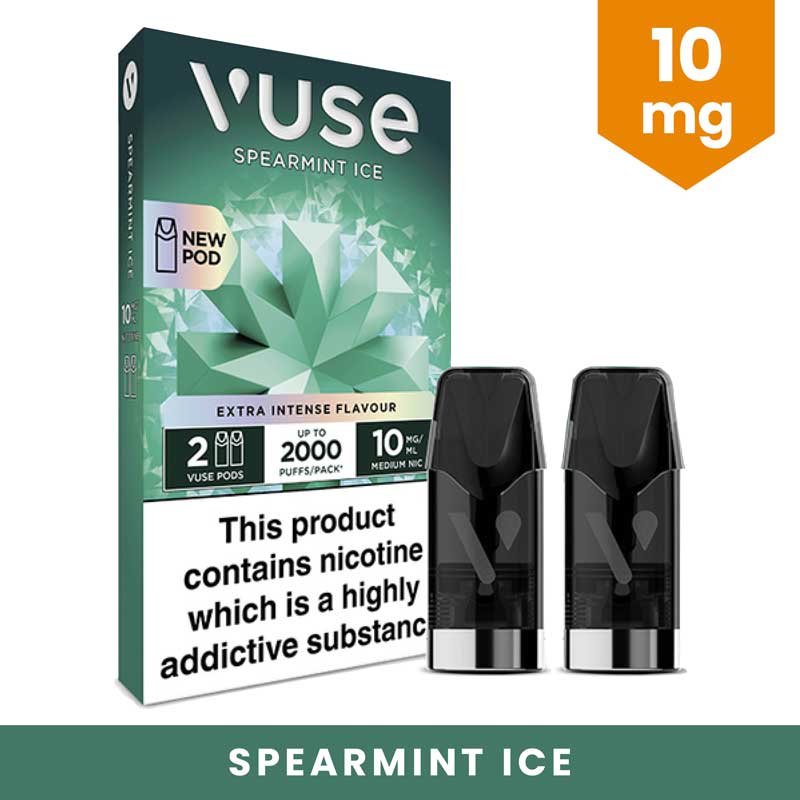 Vuse Spearmint Ice Refill Pods (10mg) | Health and Care