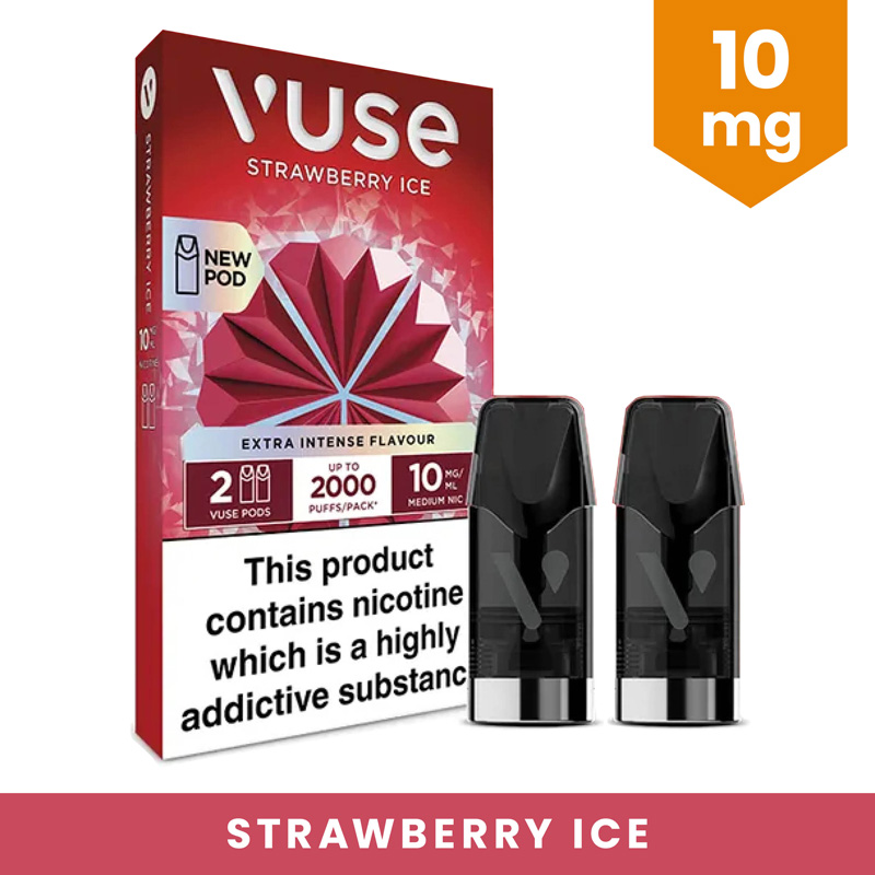 Vuse Strawberry Ice Refill Pods (10mg) | Health and Care