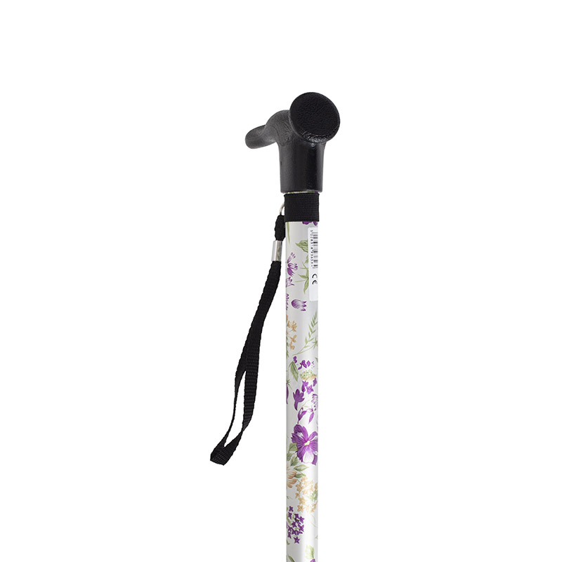 Homecraft Woodland Flower Contoured Grip Walking Stick | Health and Care
