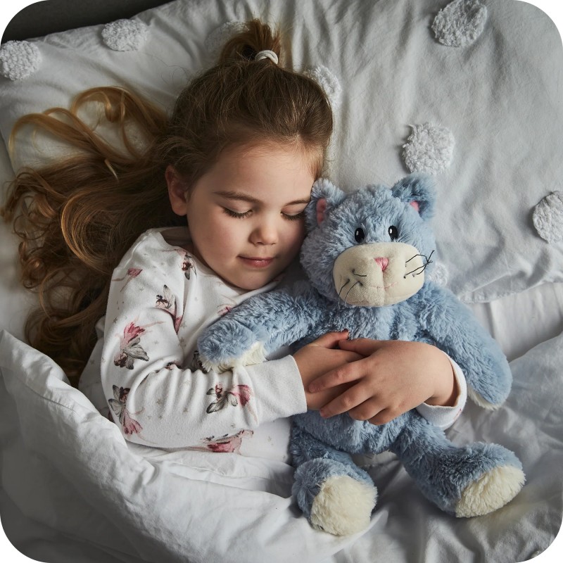 Warmies Microwavable Soft Toy (Blue Cat) | Health and Care