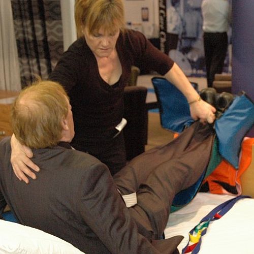 Wipeclean Rotary Leg Swivel Aid | Health and Care
