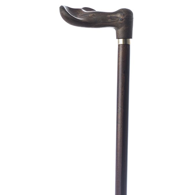 Wood Effect Fischer Handle Walking Stick | Health and Care