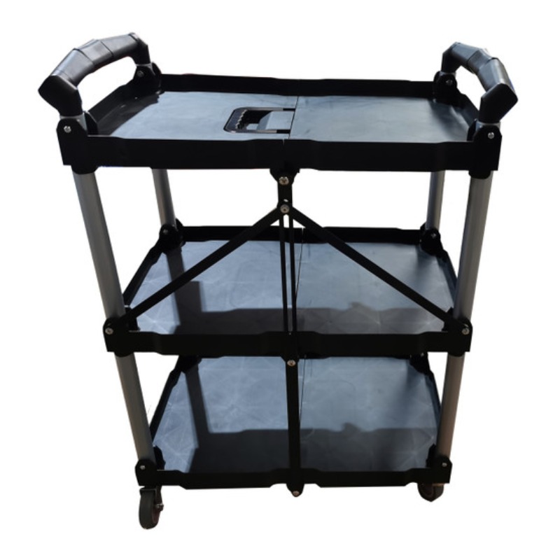 Workhorse Three-Tray Folding Trolley | Health and Care