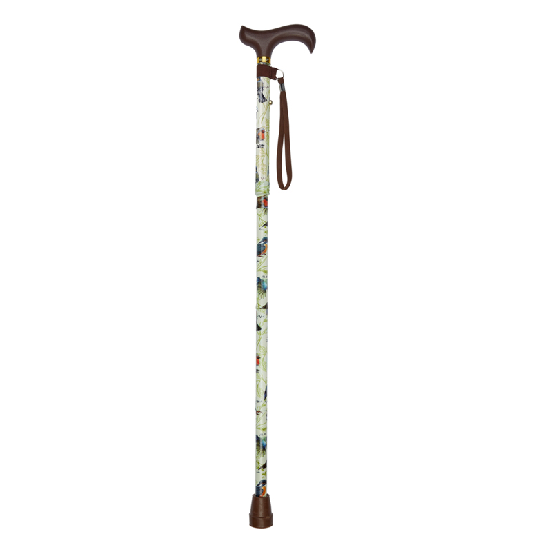 Ziggy Bird-Pattern Folding Walking Stick | Health and Care