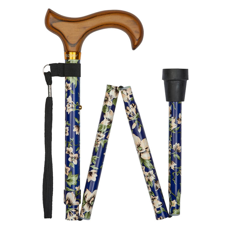 Ziggy Blue Morris Adjustable Folding Stick | Health and Care