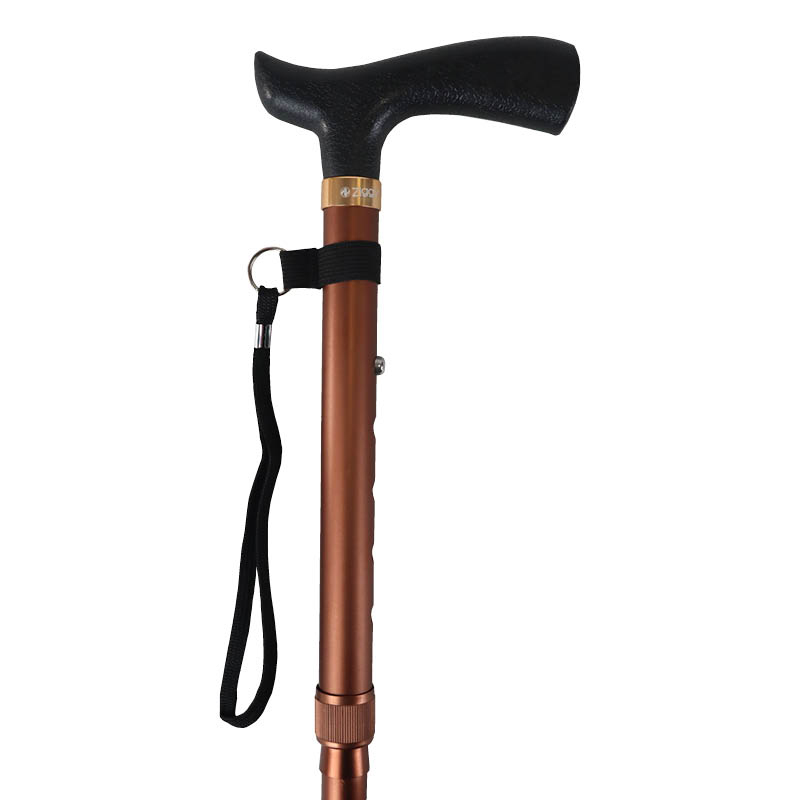 Ziggy Folding Bronze Walking Stick | Health and Care