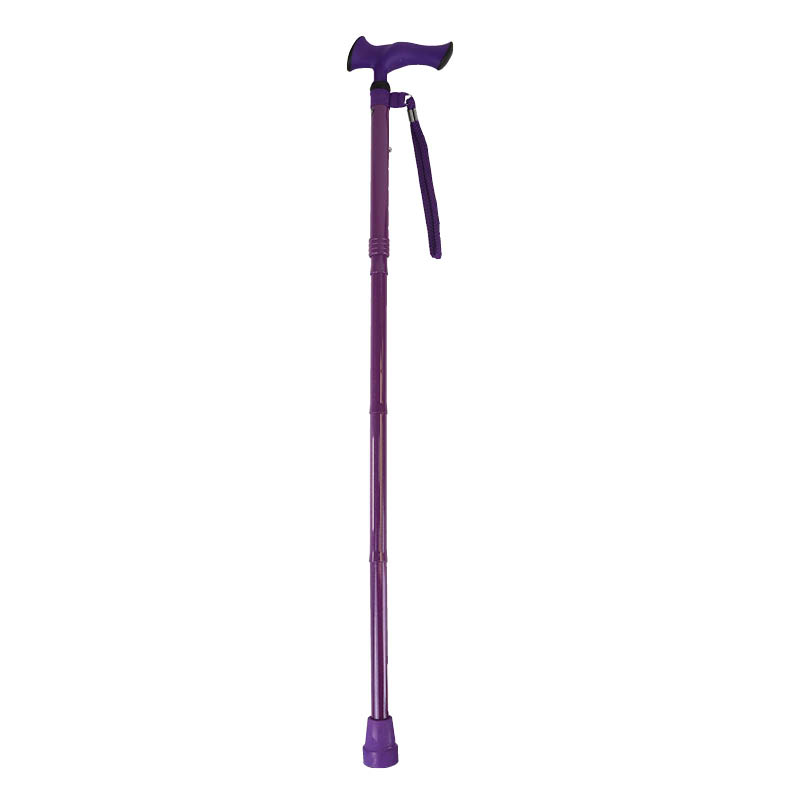 Ziggy Purple Ergonomic Handle Stick | Health and Care