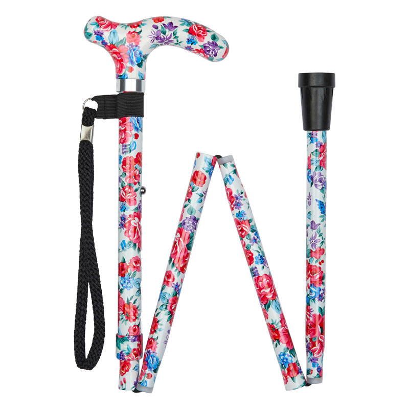 Ziggy White Floral Petite Handle Stick | Health and Care