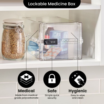 Lockabox One™ Medicine Box (Medi Green) | Health and Care