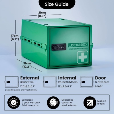 Lockabox One™ Lockable Storage Box | Health and Care