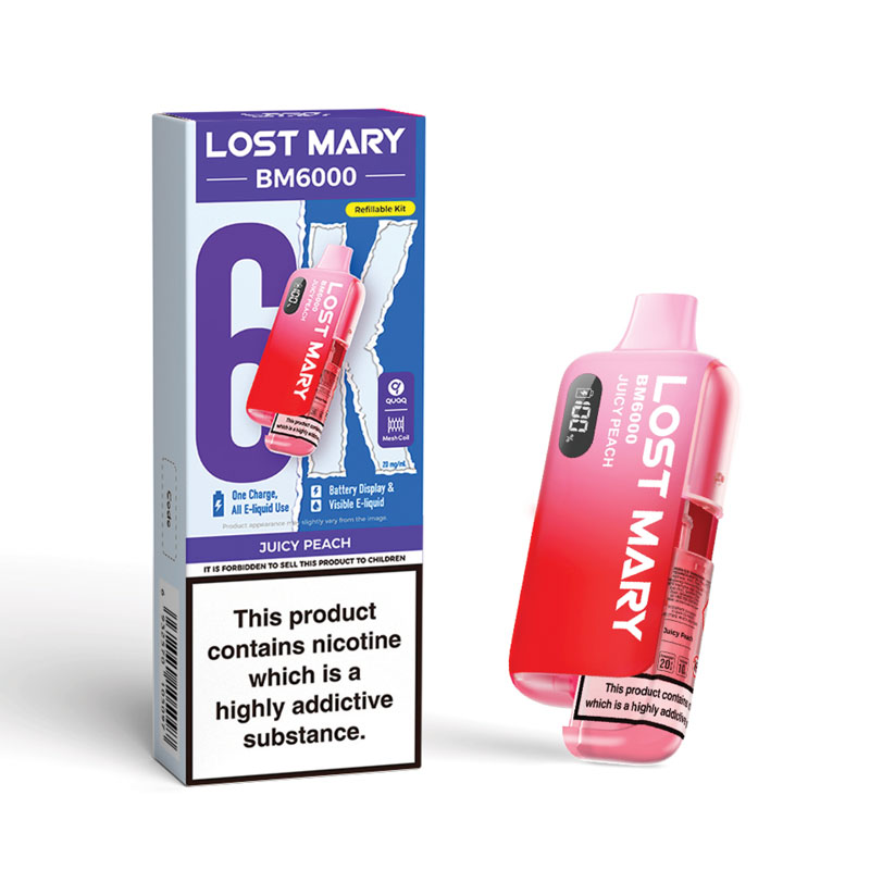 Lost Mary BM6000 Juicy Peach Vape Kit | Health and Care