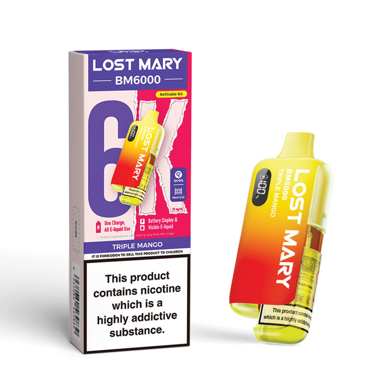 Lost Mary BM6000 Triple Mango Vape Kit | Health and Care