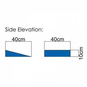 Medi-Plinth Triangular Positioning Aid | Health and Care