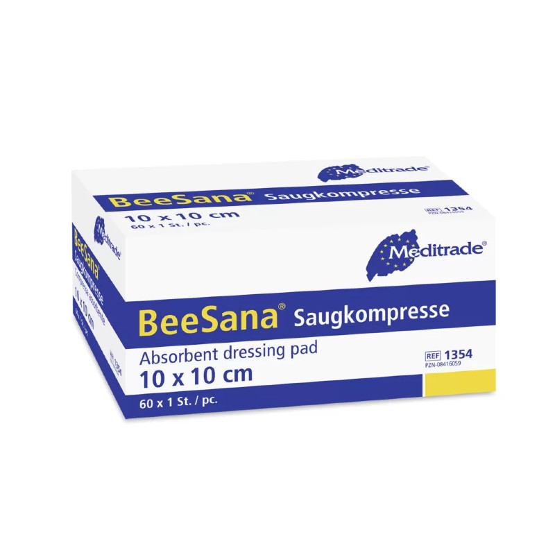 Pack of 25 Meditrade BeeSana Dressing Pads | Health and Care