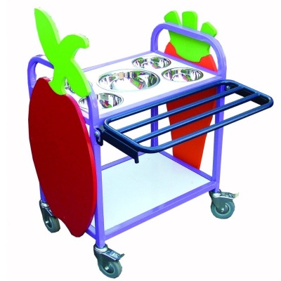 School Canteen Food Waste Bin Trolley | Health and Care