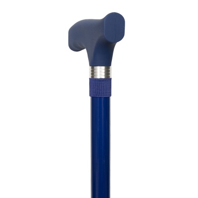 Navy Blue Adjustable Walking Stick | Health and Care