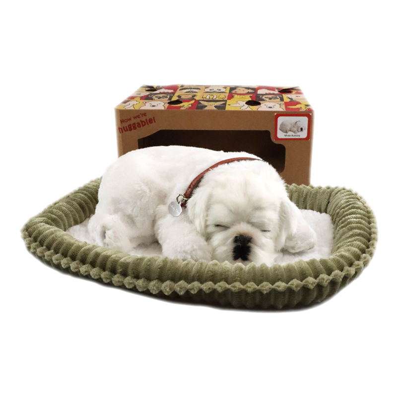 Precious Petzzz White Bulldog Toy Dog | Health and Care