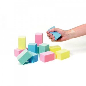 Rolyan R-Lite Resistive Foam Blocks (Pack of 32) | Health and Care