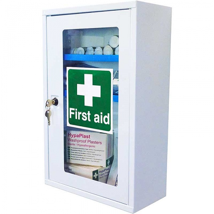 Metal Single Door First Aid Cabinet (Empty) | Health and Care