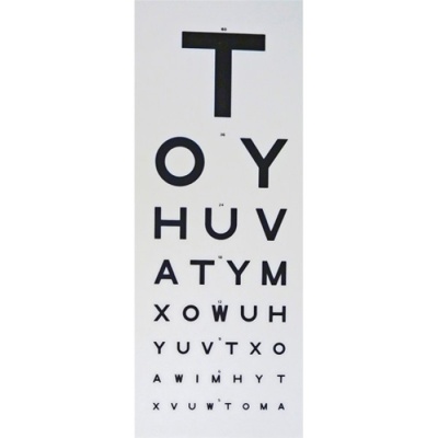 Sussex Vision HAL 6-Metre Snellen Chart | Health and Care