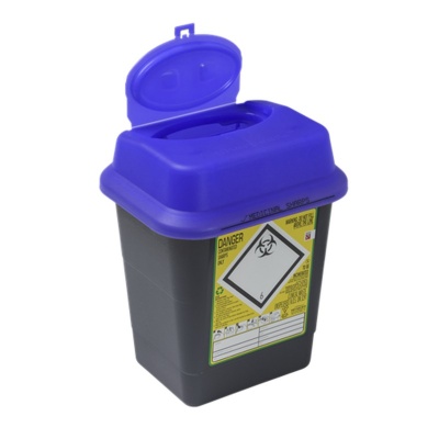 Sharpsafe 5L Scottish Blue Sharp Container | Health and Care