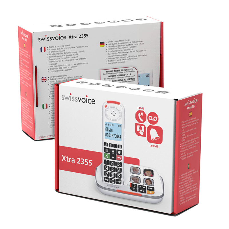 Swissvoice Xtra 1110 Amplified Photophone | Health and Care