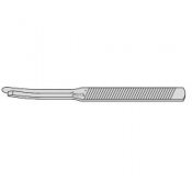 Silver Nasal Chisel Straight With Side Probe Guard 180mm | Health and Care
