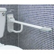 Toilet Drop Down Grab Rails | Health and Care